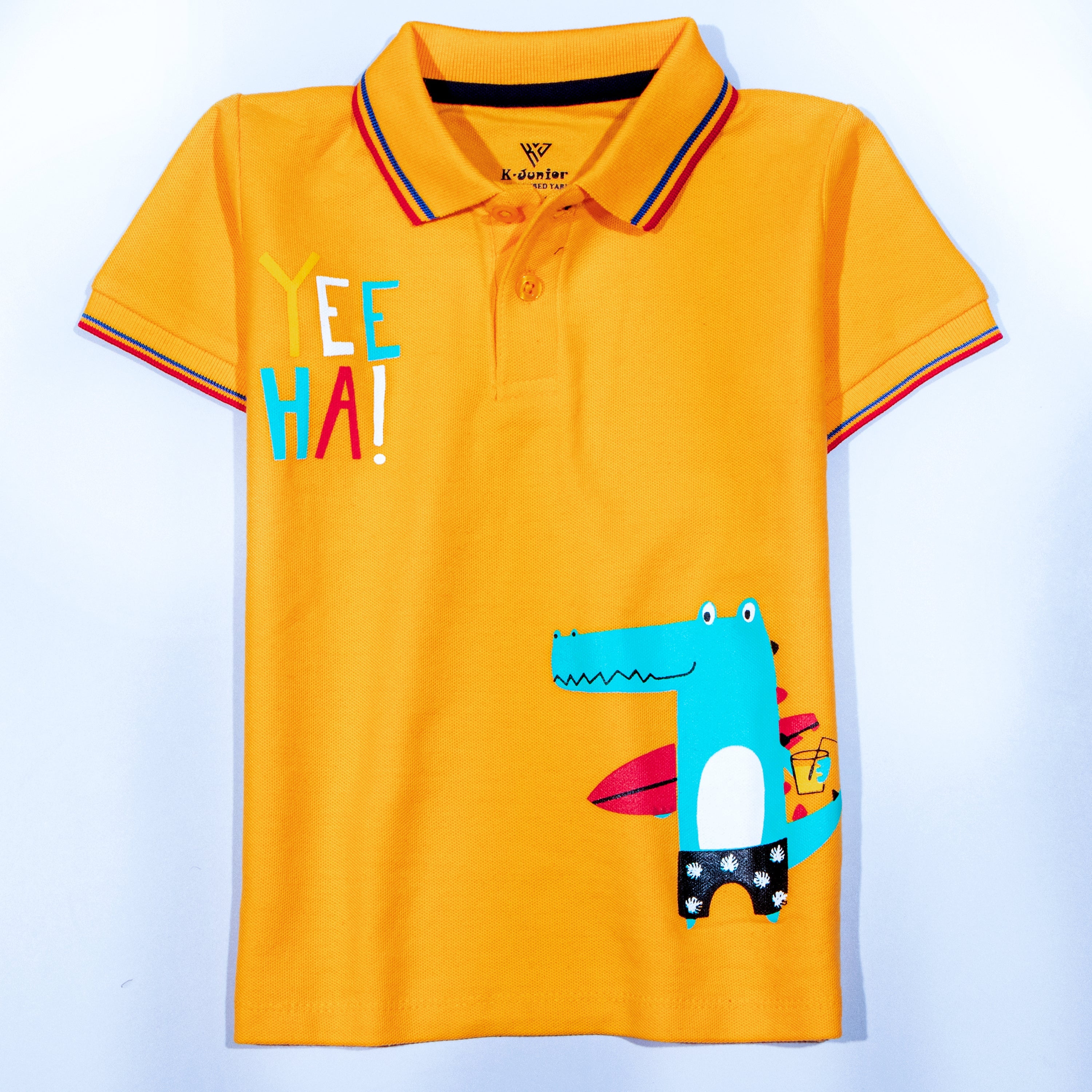 Kjunction Boys Half Sleeves Polo T-Shirt (Yee-ha) – Shomi Official