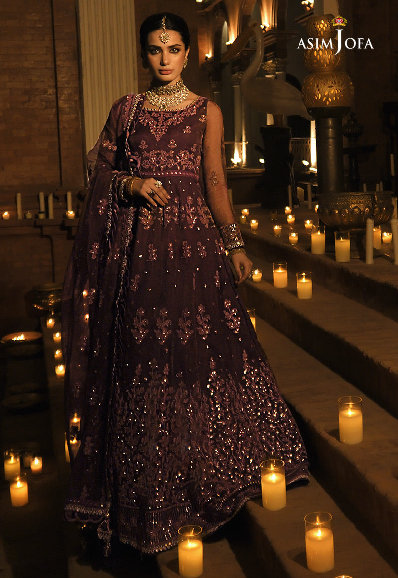 Asim Jofa Sadqay Tumharay - Festive Ajst-17 Embroidered Chiffon 3 Pcs ...