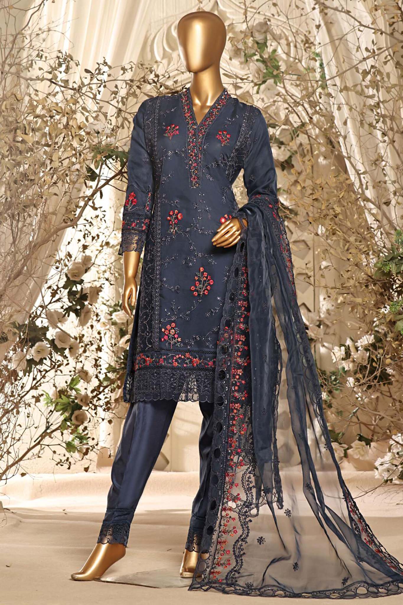 Mahpara By Sada Bahar Stitched 3 Piece Festive Formals Vol-04 Collecti ...