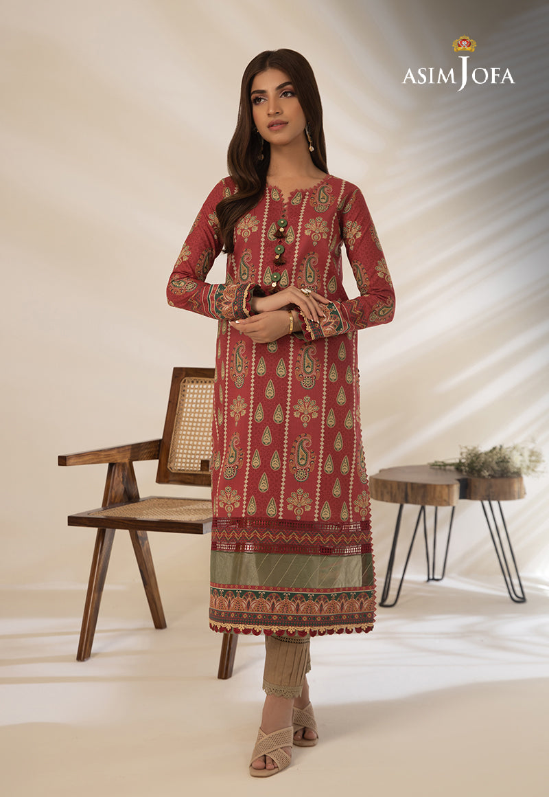 Asim Jofa AJ Basic Print Collection '23 Ajbp-29 Printed Cambric 1 Pc ...